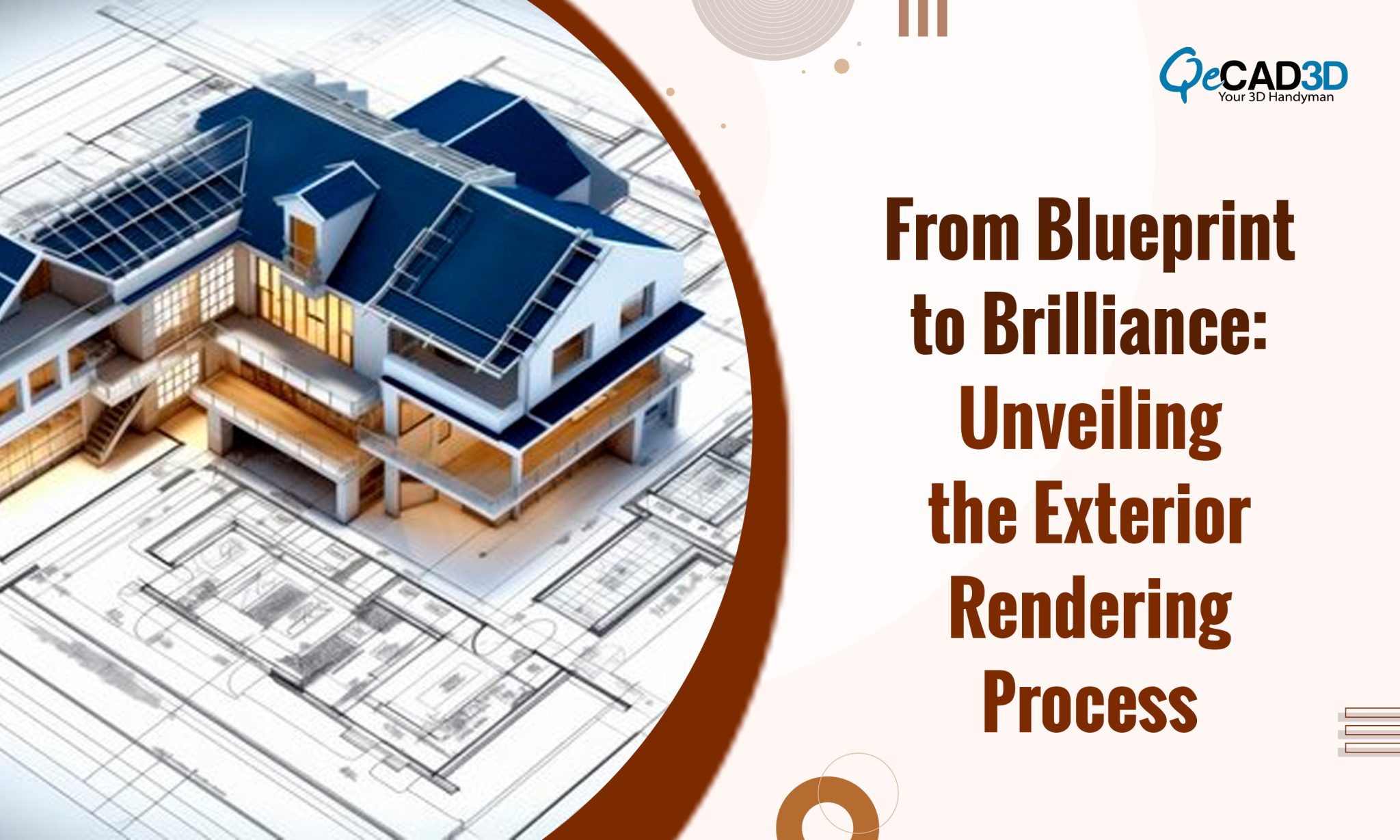 From Blueprint to Brilliance Unveiling Exterior Rendering Process
