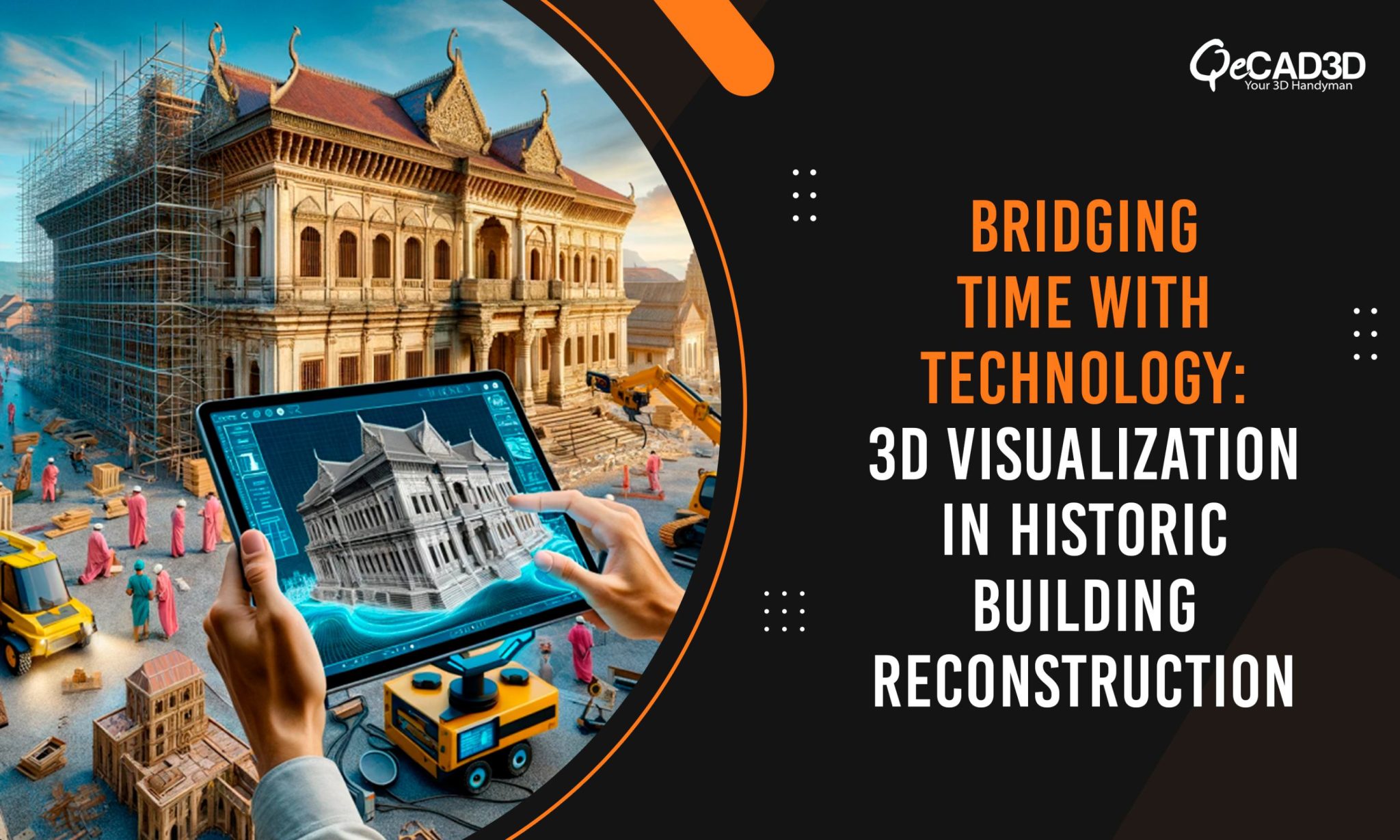 3D Visualization in Historic Building Reconstruction